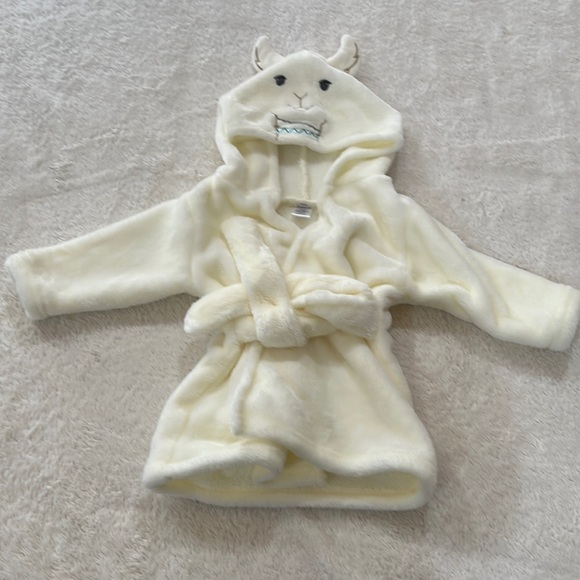 little treasure | Pajamas | Infant Robe 9 Months Llama On Hood | Poshmark